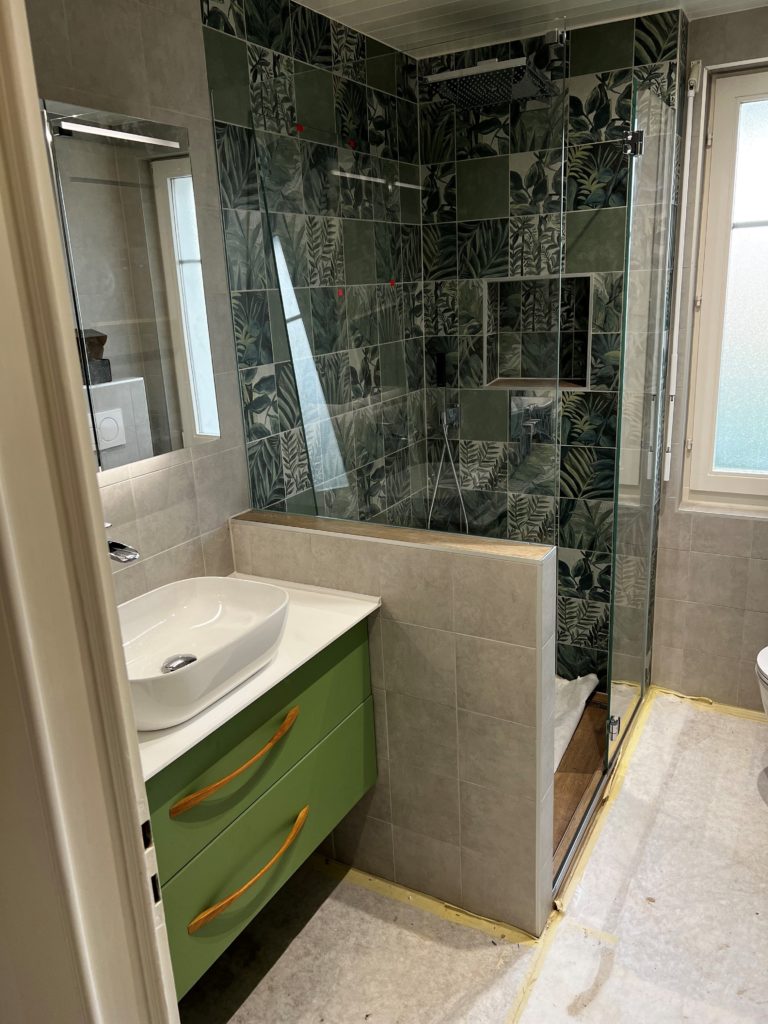 Bathroom #026: shower room transformation in Gland - Dal Moro Création ...